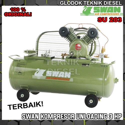Jual SWAN AIR COMPRESSOR 3 HP S SERIES SVP-203 KOMPRESOR ANGIN ORIGINAL ...