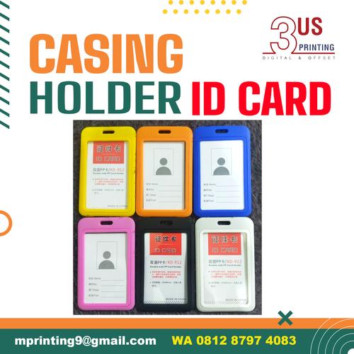 Jual Tempat Id Card/Casing Id Card Xd 912/Card Holder/Nametag/Frame Id ...