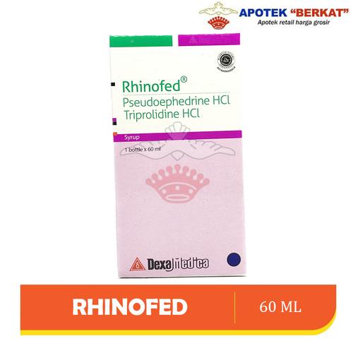 Jual RHINOFED SIRUP 60 ML / OBAT FLU PILEK DEMAM ANAK - Kab. Tangerang ...