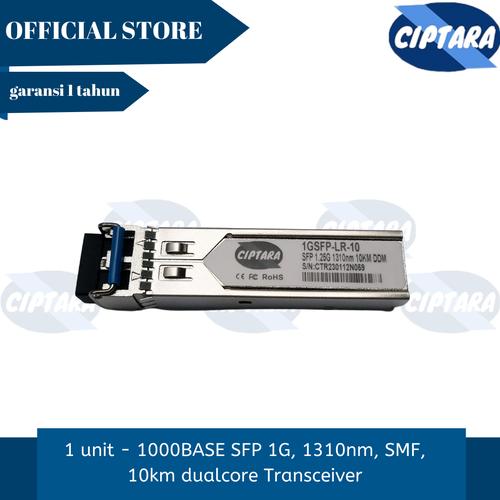 Jual 1000BASE SFP 1G, 1310nm, SMF, 10km dualcore Transceiver - Jakarta ...
