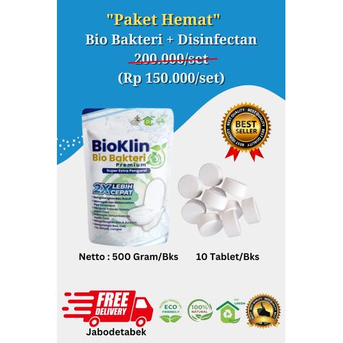 Jual Bubuk Bakteri Pengurai Tinja BioKlin - Table Disinfectan (PAKET ...