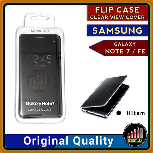 Jual FLIP CASE ORIGINAL SAMSUNG NOTE 7 / FE CLEAR VIEW COVER - Gold - Jakarta Utara - PERINTILAN ...