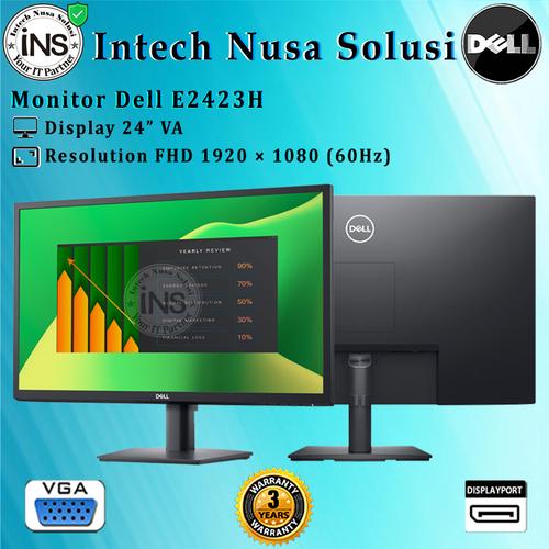 Jual Monitor Dell E2423H 24" FHD 60Hz VGA DP 3YR - Jakarta Pusat - Intech Nusa Solusi | Tokopedia