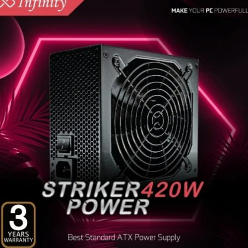Jual PSU Power Supply Infinity Striker Power 400W PC 80+ - Kota ...