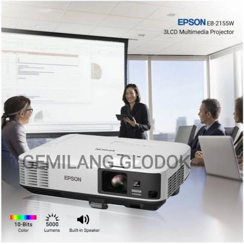 Jual EPSON EB 2155W PROJECTOR - PROYEKTOR WXGA 5000 ANSI LUMENS DOUBLE ...