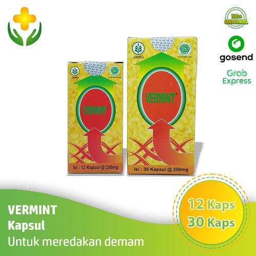 Jual Vermint Kapsul Ekstrak Cacing Tanah Obat Herbal Penurun Demam - 12 ...