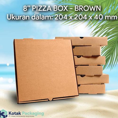 Jual kardus karton box, 20x20x4, dus makanan, pizza, kue, roti, barang ...
