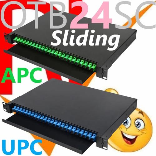 Jual OTB/Optical Terminal Box 24 Core 1U Patch Panel Rack Mount Fiber ...