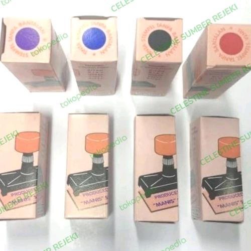 Jual Tinta Stempel Otomatis Tanpa Bantalan (TINTA MANIS) - Biru - Kota ...