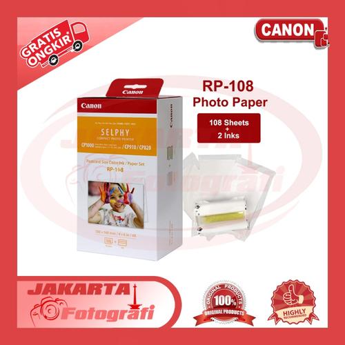 Jual PAPER CANON SELPHY KP108 Kertas Cetak Foto Canon KP-108 - RP 108 ...