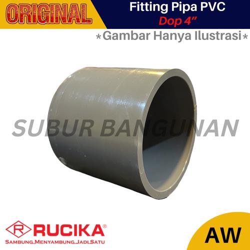 Jual Cap PVC AW 4 Inch Dop Pipa PVC AW 4" Rucika Penutup Pipa - Kota ...