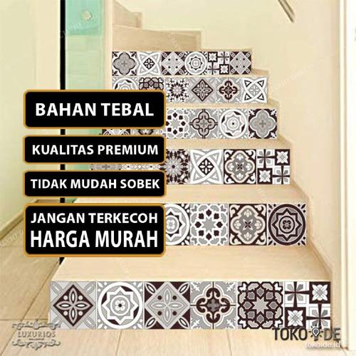 Jual STIKER TANGGA MOTIF KERAMIK | STIKER KERAMIK | TILE STICKER ...