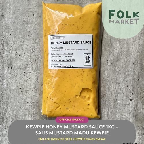 Jual KEWPIE Honey Mustard Sauce 1kg - Saus Mustard Madu 1 kg / 1l / 1 ...