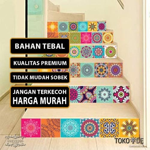 Jual STIKER TANGGA MOTIF KERAMIK | STIKER KERAMIK | TILE STICKER ...