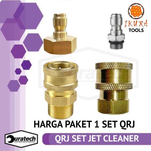 Jual Paket QRJ mesin ke selang ke gun jet cleaner quick release adaptor ...