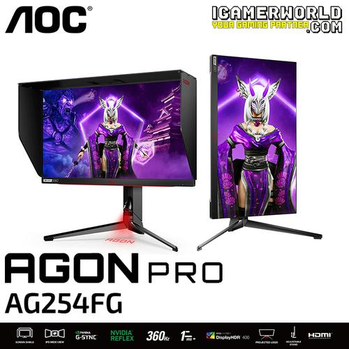 Jual AOC AGON PRO AG254FG 24.5" FHD IPS 360Hz 1ms Light FX Gaming ...