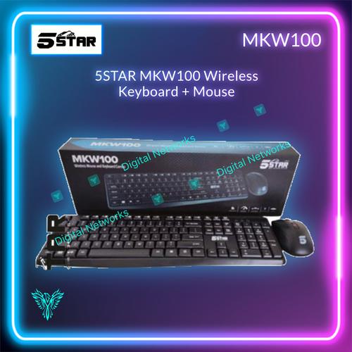 Jual 5STAR MKW100 Wireless Keyboard + Mouse - Kota Surabaya - Digital ...