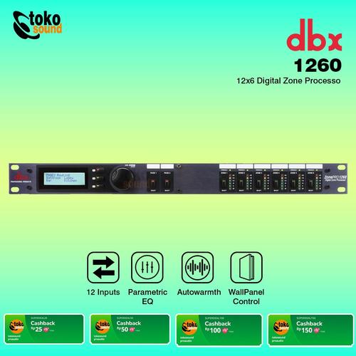 Jual DBX ZonePRO 1260 - 12 Input 6 Output Digital Zone Processor ...
