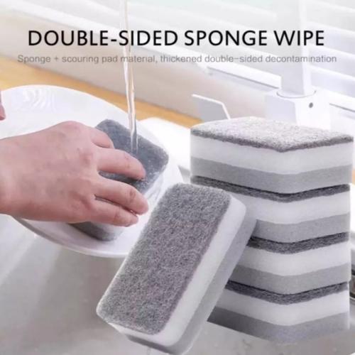 Jual Spons Anti Minyak Busa cuci piring 2 sisi Sponge Spon penghilang ...