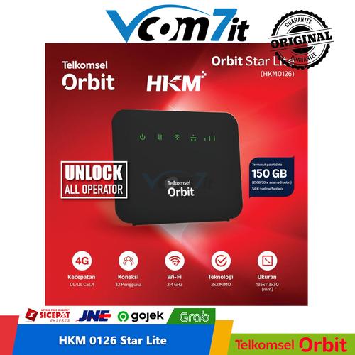 Jual HKM0126 Orbit Star Lite Telkomsel Modem Router WiFi 4G HKM 0126 ...