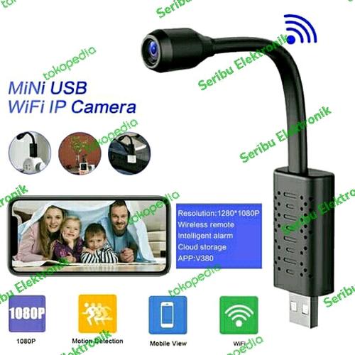 Jual CCTV IP USB PORTABLE FLEKSIBEL CAMERA WIFI MINI FULL HD 1080P CCTV ...