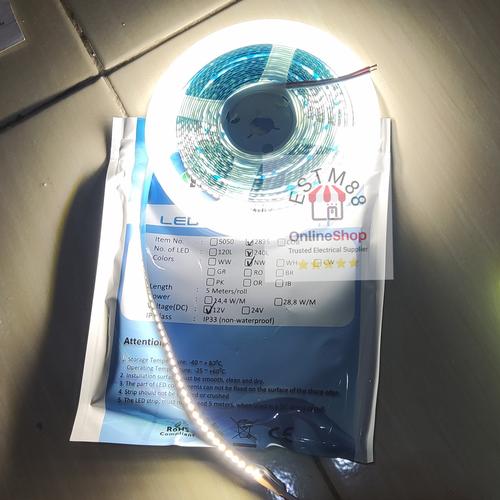 Jual LAMPU LED STRIP 2835 240 LED DC 12 VOLT HIGH QUALITY - Jakarta ...