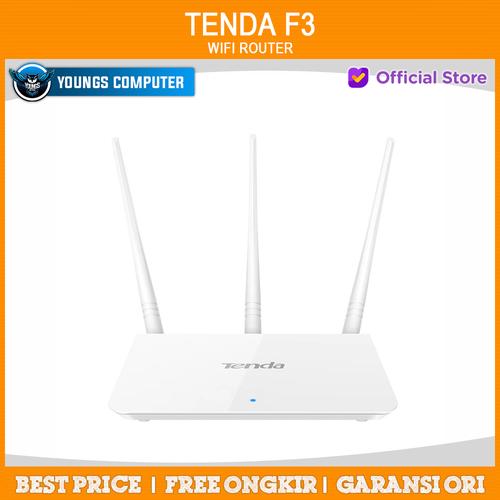 Jual TENDA F3 WIFI ROUTER HIGH POWER 300MBPS 150M - Kab. Sleman ...