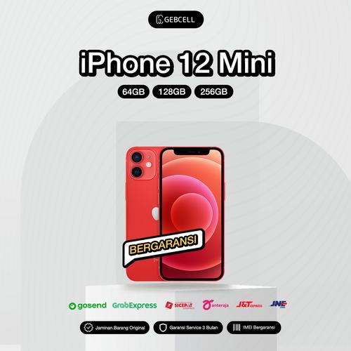 Jual iPhone 12 Mini 64GB 128GB 256GB Black White Red Green Blue Purple ...