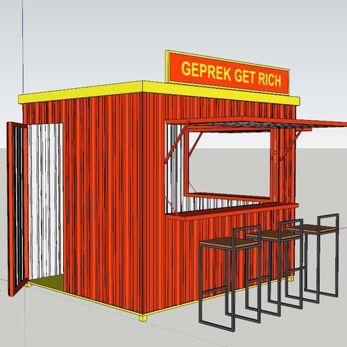 Jual booth Container 250x200x210 - 150cm x 150cm - Jakarta Utara ...