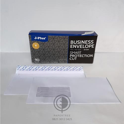 Jual Amplop Putih Jendela J-PLUS Biru Tipe 90 [KABINET] 80 gsm - Kota ...