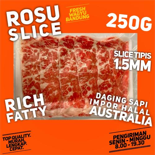 Jual ROSU BEEF SLICE CHUCK CREST DAGING SAPI SLICE HALAL IMPOR AUS ...