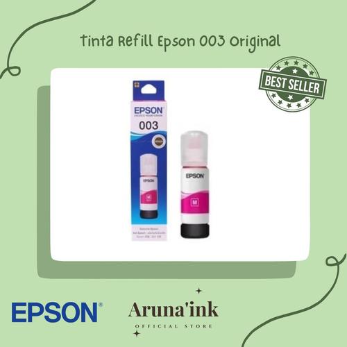 Jual Tinta Original Epson 003 Printer L1110 L1210 L3110 L3210 - Magenta ...