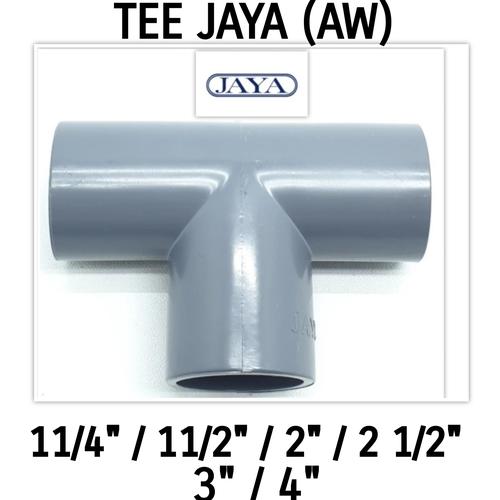 Jual Tee T sok pvc 1 1/4 1 1/2 1,5 2 2 1/2 2.5 3 4 inch AW JAYA - 1 1/4 ...