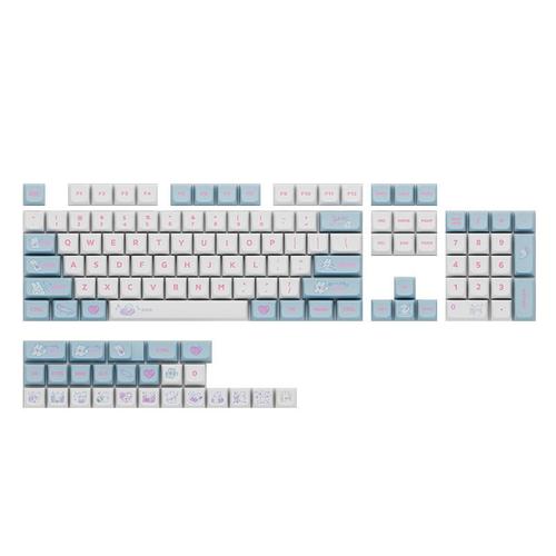 Jual Keycaps Spoiled Rabbit PBT Dye Sub 129 Keys XDA Profile - Kota ...