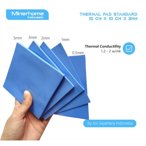 Promo Thermal Pad 10cm x 10cm x 3mm CPU VGA Processor High Quality ...