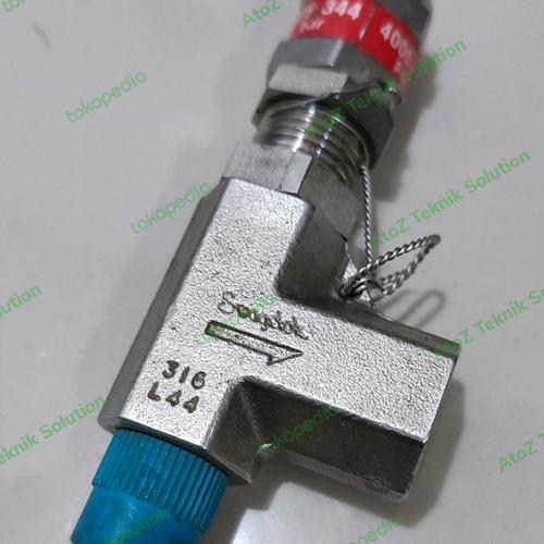 Jual SAFETY RELIEF VALVE SWAGELOK SS-4R3A5 1/4 MNPT X 1/4 FNPT SWAGELOK ...