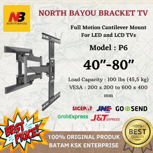 Jual Bracket P6 LCD LED North Bayou NB 767-L600 NB767 L600 P6 45-70 ...