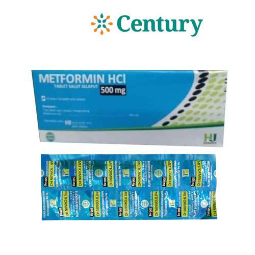 Jual METFORMIN 500MG 1 STRIP 10 TABLET/ DIABETES/ GULA DARAH - Jakarta ...