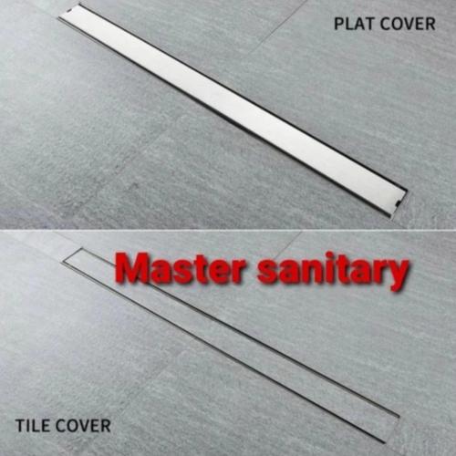 Jual Smart Floor Drain Stainless Panjang 80 CM /Floor Drain Stainless ...