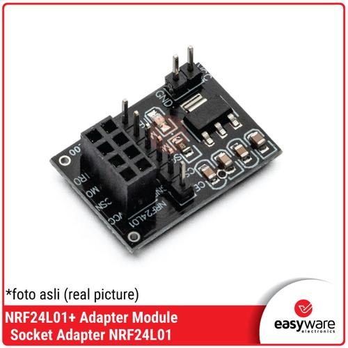 Jual NRF24L01 SOCKET ADAPTER MODULE NRF24L01 WIRELESS TRANSCEIVER ...