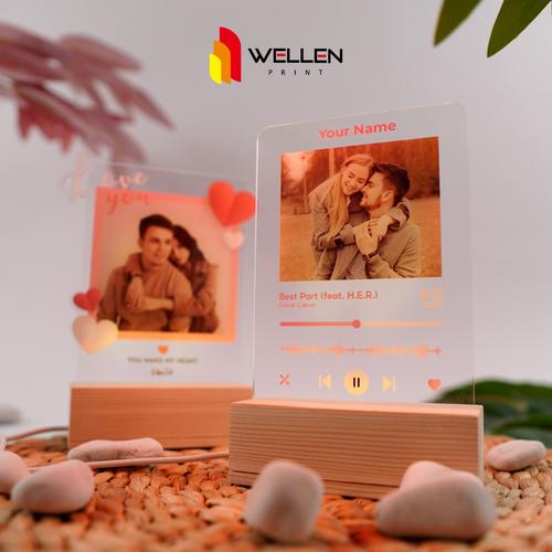 Jual WELLEN PRINT - Cetak LED Akrilik Kado Valentine Custom / Print ...