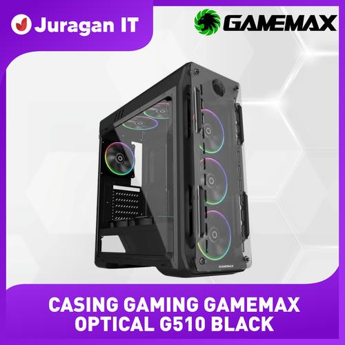 Jual CASING GAMING GAMEMAX OPTICAL G510 BLACK - Kota Yogyakarta ...
