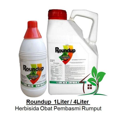 Jual ROUNDUP Herbisida 1Liter / 4Liter - Obat Pembasmi Rumput - 1 Liter ...
