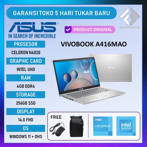Jual Asus Vivobook 14 A416mao N4020 4/8GB 256gb Win 11 14.0 full hd ...