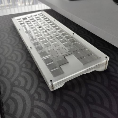 Jual [Case 70% Keyboard] Acrylic Case M71 71Keys Gasket/Sandwich Mount ...