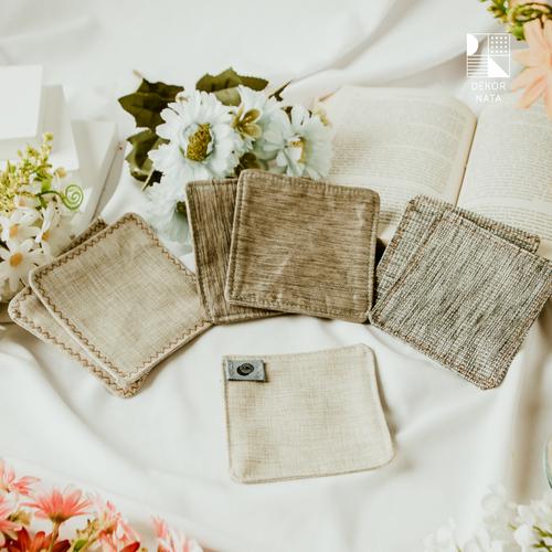 Jual Dekornata Clothy Fabric Coaster / Tatakan Gelas / Coaster Kain ...