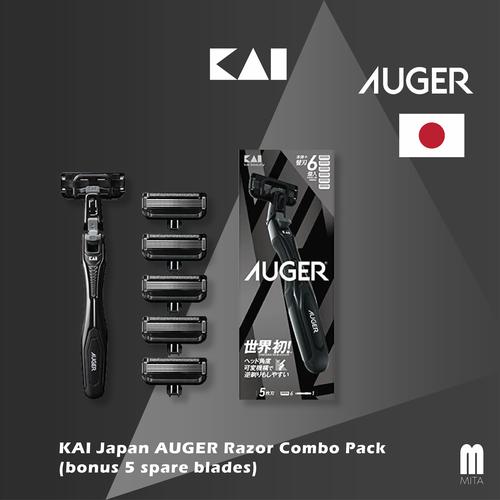 Jual Alat Cukur KAI Japan AUGER 5 Mata Pisau dengan Variable Angle ...