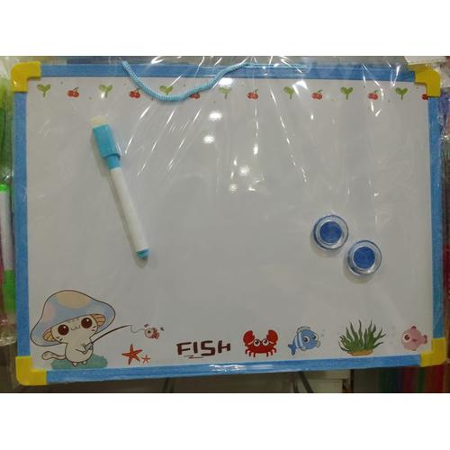 Jual DIY Papan Tulis Mini Whiteboard + Spidol 2 Sisi Double Side ...