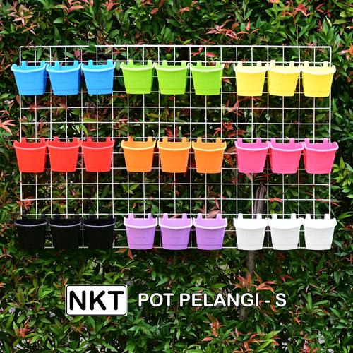 Jual POT VERTIKAL GARDEN POT PELANGI-S NKT DINDING CANTOL TEMPEL ...