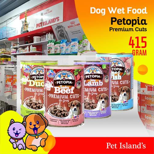 Jual Makanan Basah Wet Food Anjing - Petopia Puppy Premium Cuts 415 gr ...